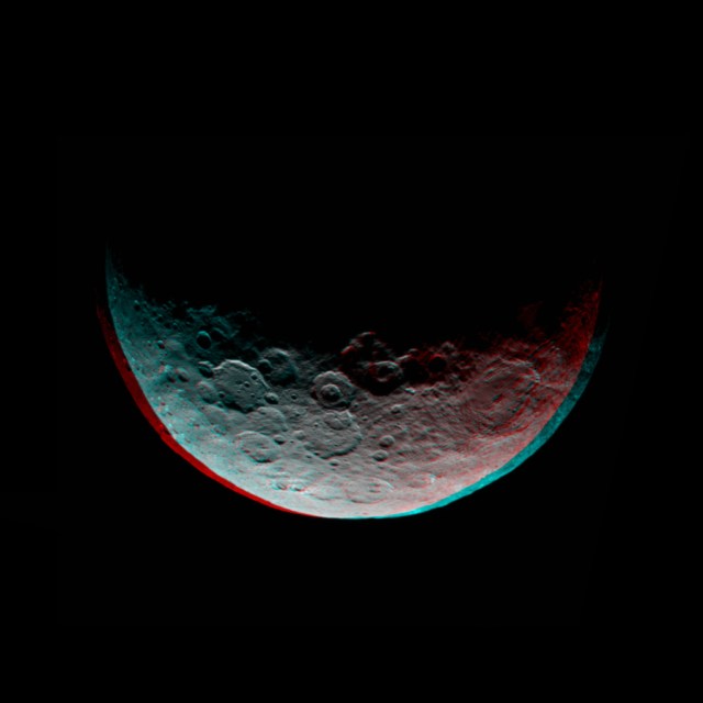Dawn RC3 Image 1 Anaglyph - NASA Science