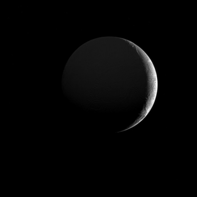 Slim Crescent of Ice - NASA Science