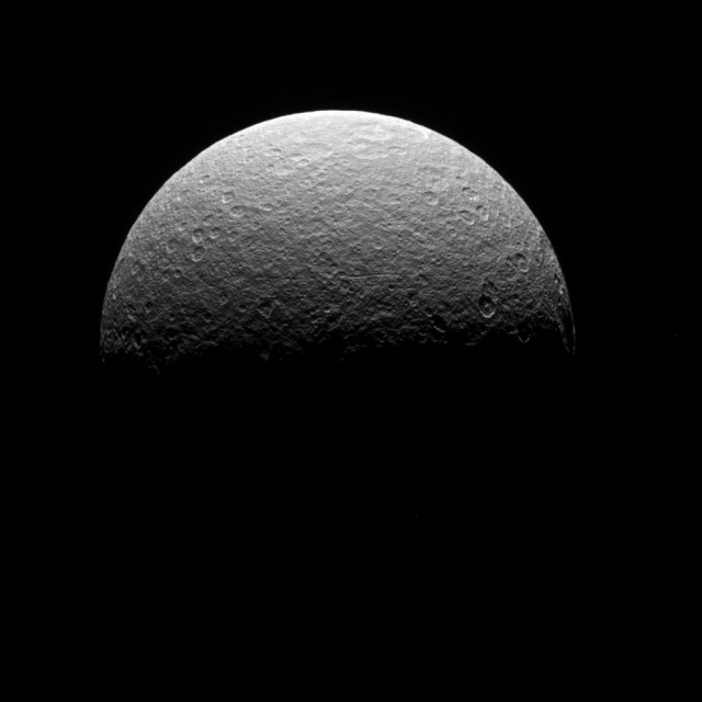 Above Rhea - NASA Science