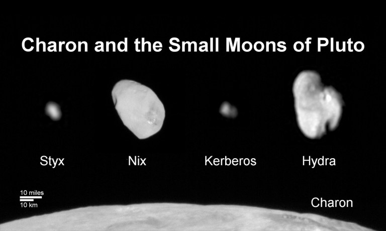 Family Portrait of Pluto's Moons - NASA Science