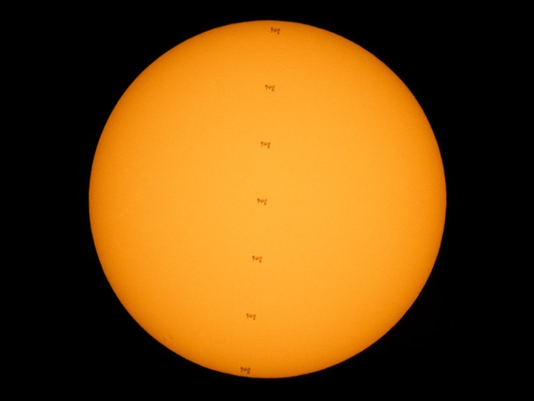 Space Station Transits the Sun - NASA Science
