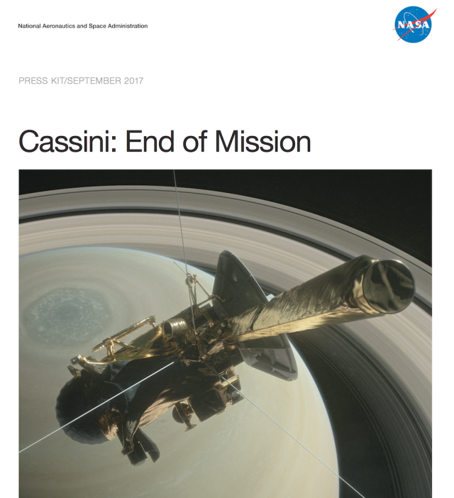 Cassini End of Mission Press Kit - NASA Science