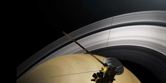 Over the Top: Cassini Grand Finale (Artist's Concept) - NASA Science