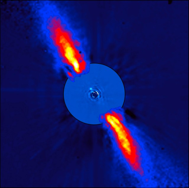 Beta Pictoris as Seen in Infrared Light - NASA Science