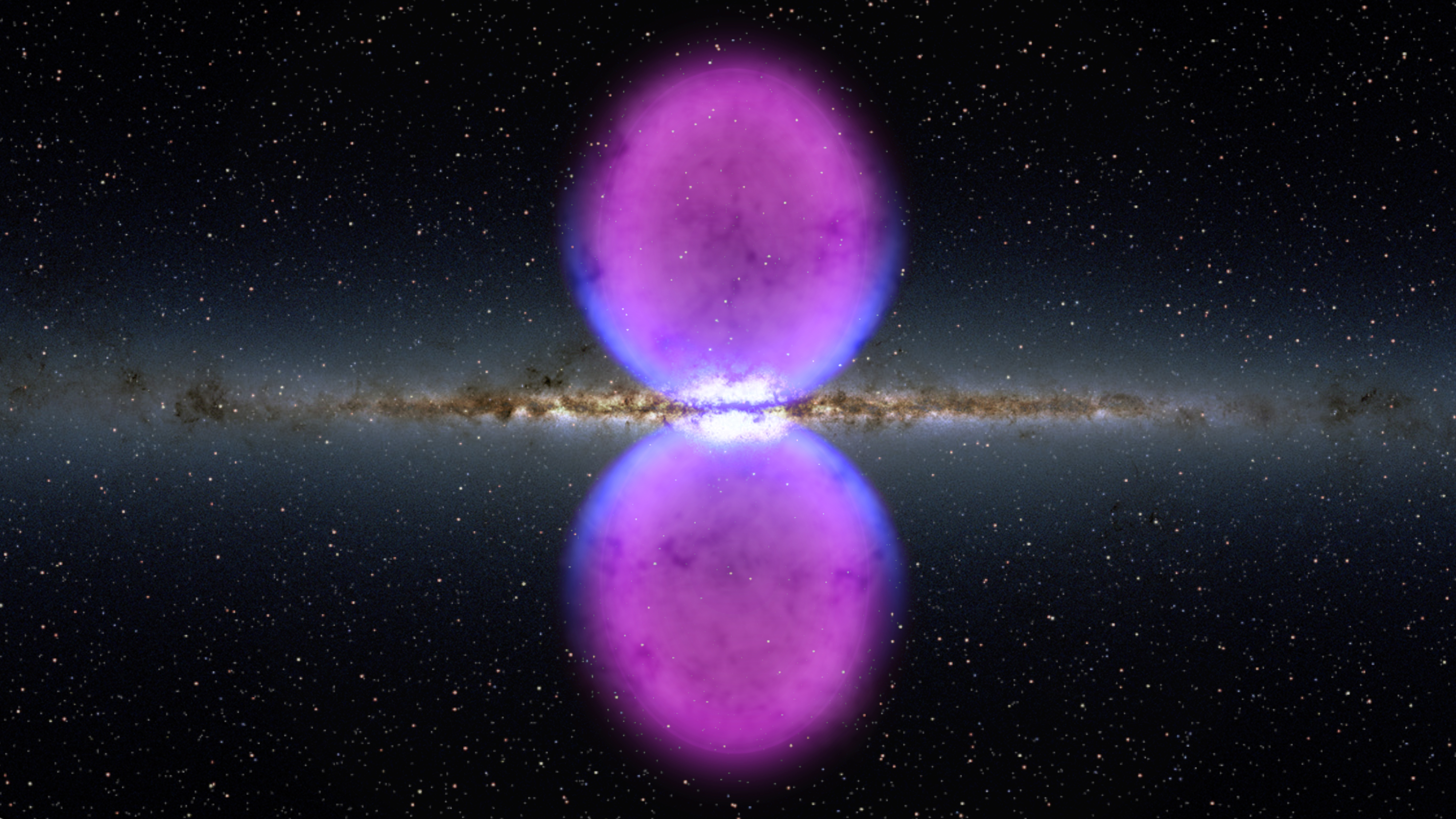 Fermi Discovers Giant Gamma-ray Bubbles - NASA Science
