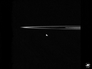 Janus orbiting Saturn by Sergio Maria-Fagundez - NASA Science