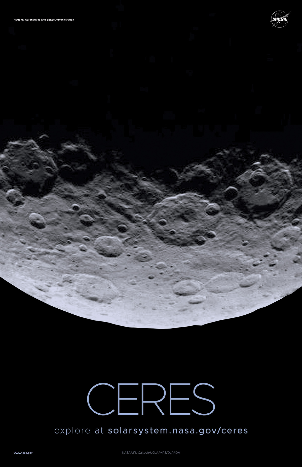 Ceres Poster - Version C - NASA Science