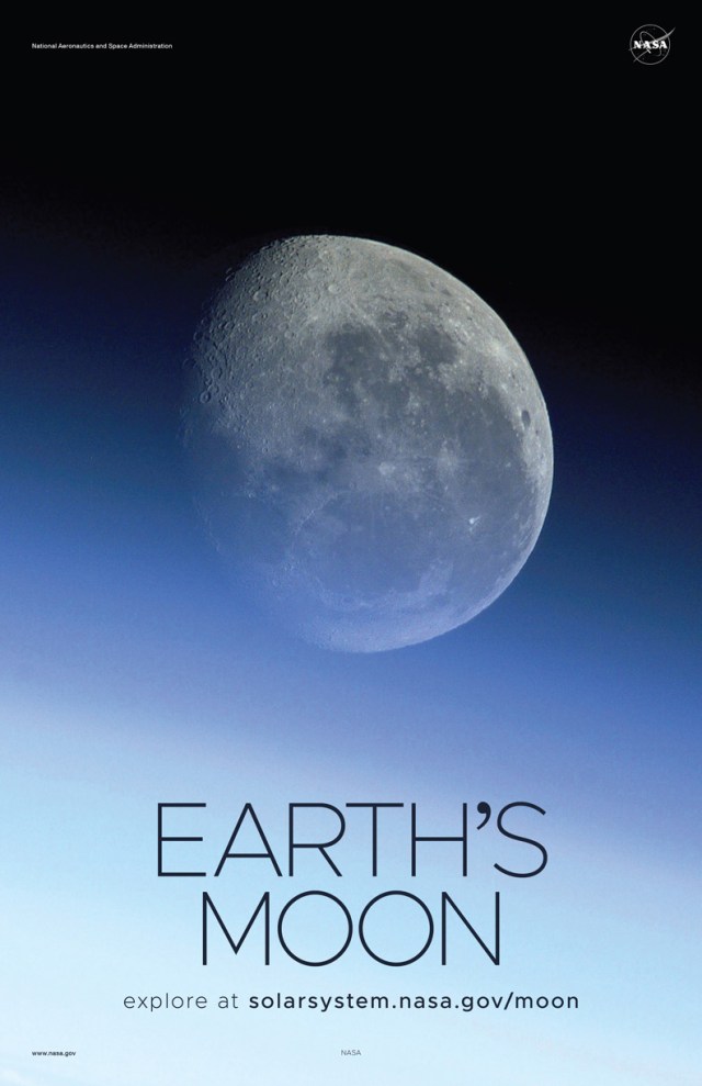Earth's Moon Poster - Version E - NASA Science