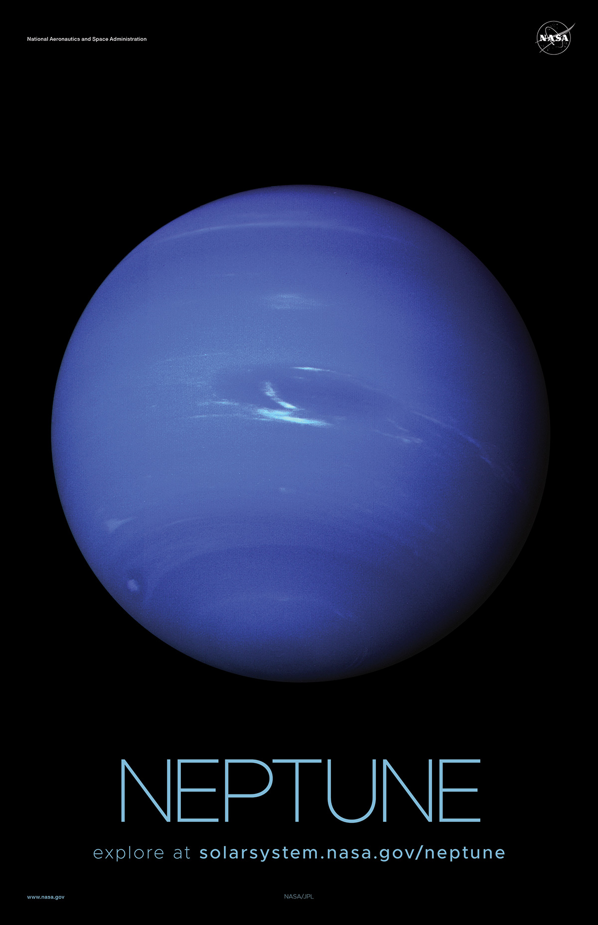 Neptune Poster - Version A - NASA Science