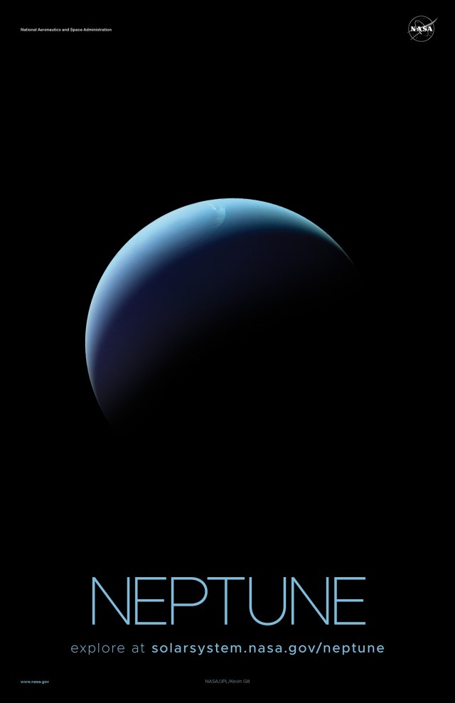 Neptune Poster - Version B - NASA Science
