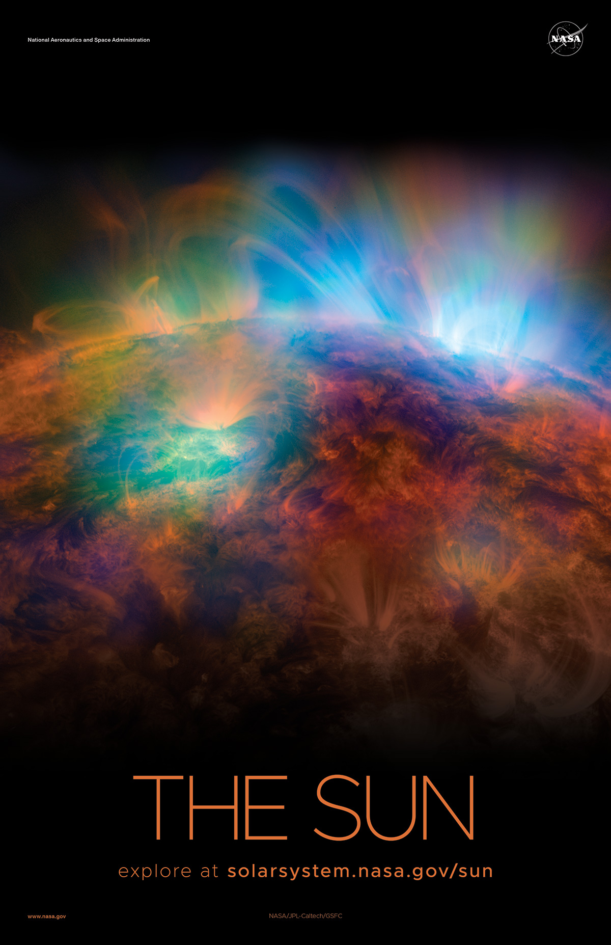 The Sun Poster - Version B - NASA Science