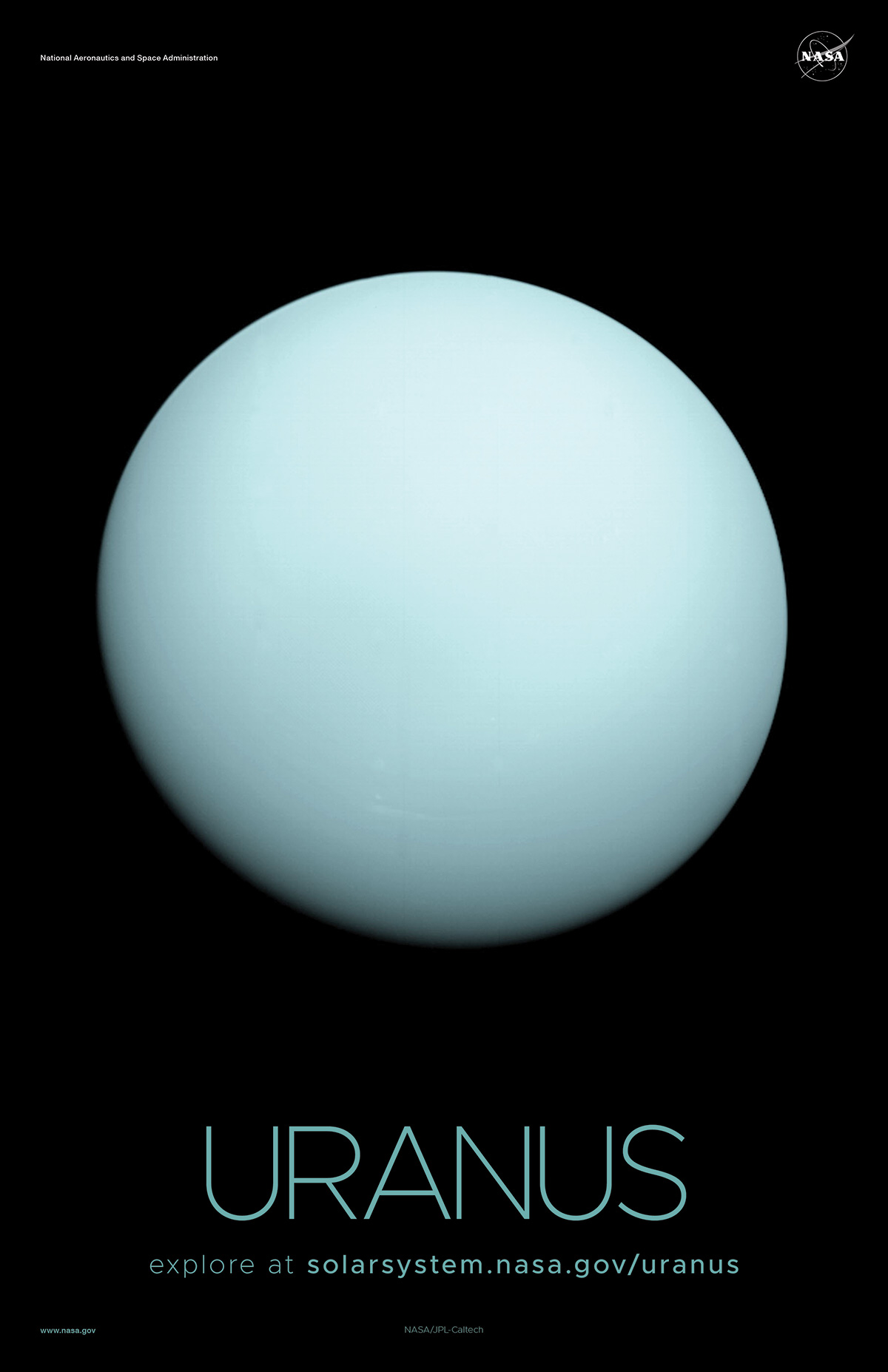 Uranus Poster - Version A - NASA Science