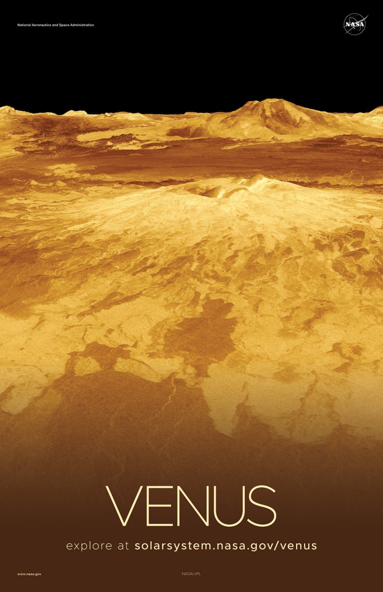 Venus Poster - Version B - NASA Science