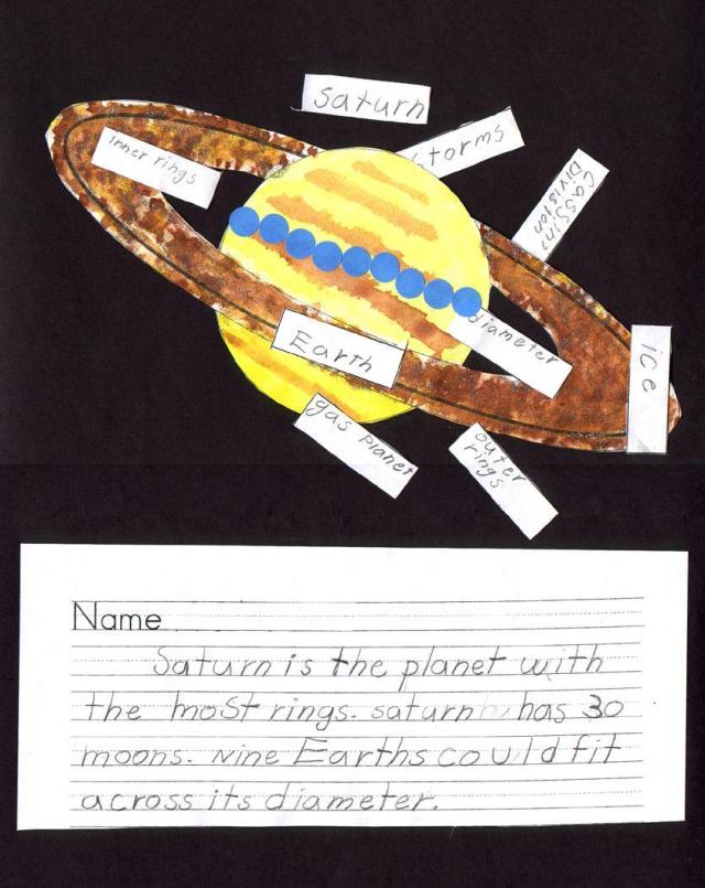 Student Rendering of Saturn - NASA Science