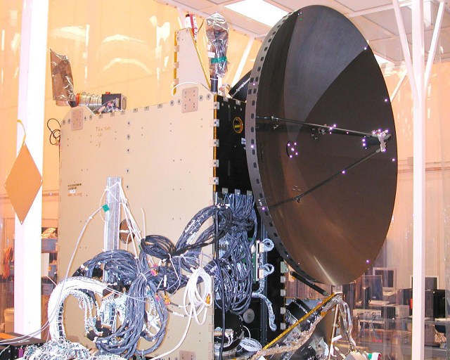 Dawn Spacecraft After Installation of High Gain Antenna - NASA Science