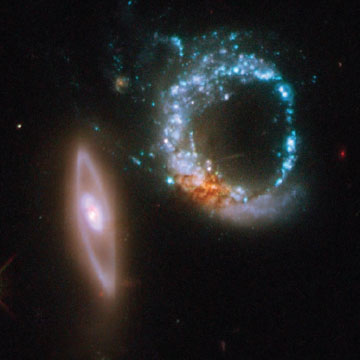 Interacting Galaxies Arp 147 Lithograph - NASA Science