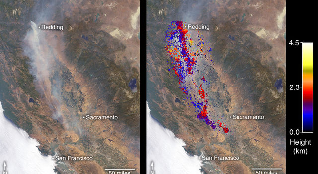 NASA's MISR views raging fires in California - NASA Science