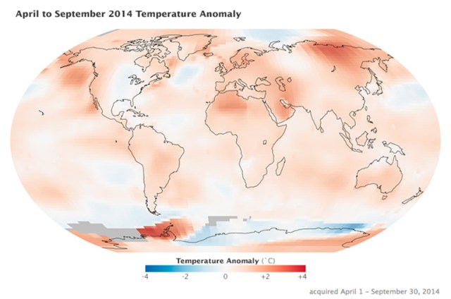 Rising temperatures: A month versus a decade - NASA Science