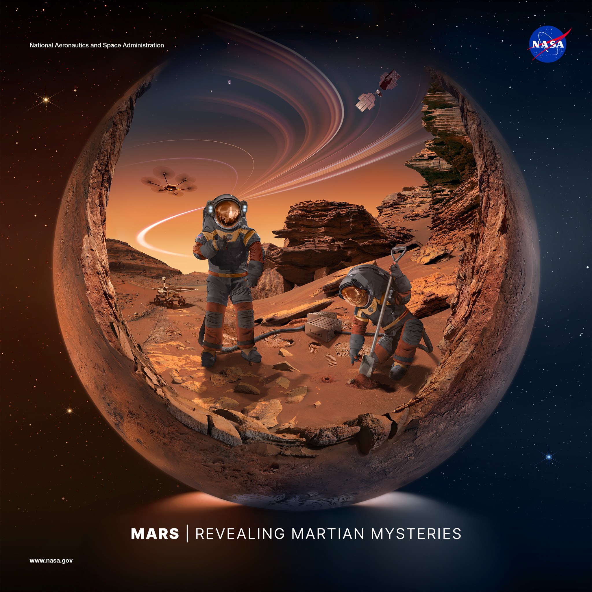 Mars Poster and Virtual Backgrounds - NASA Science