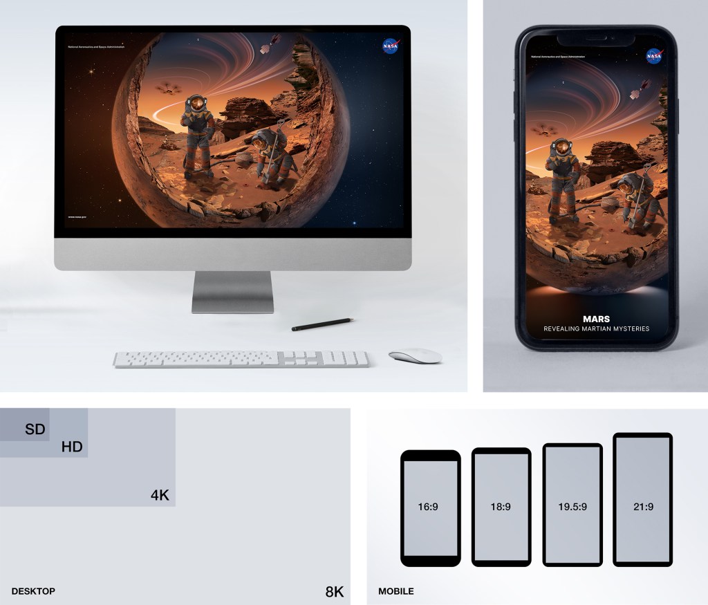 Mars Poster and Virtual Backgrounds - NASA Science