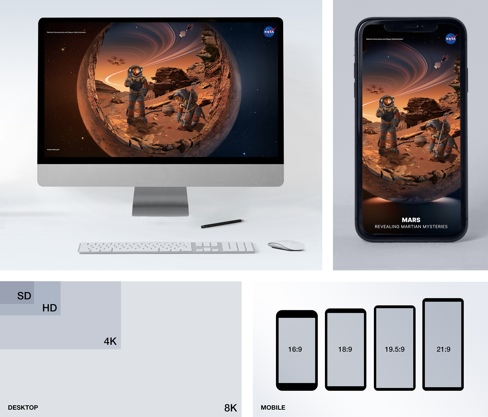 Mars Poster and Virtual Backgrounds - NASA Science