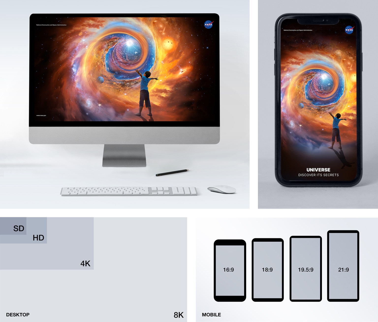 Universe Poster and Virtual Backgrounds - NASA Science