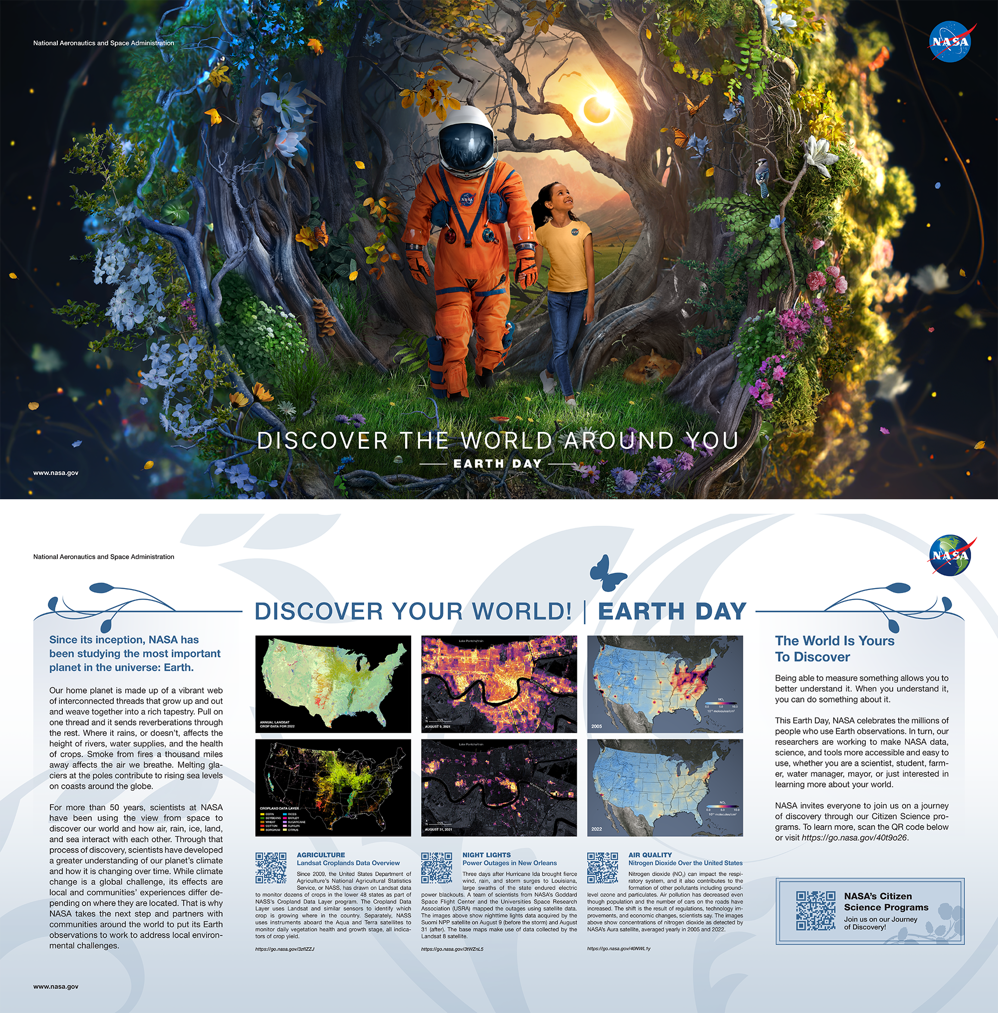 Earth Day 2023: Posters and Virtual Backgrounds - NASA Science