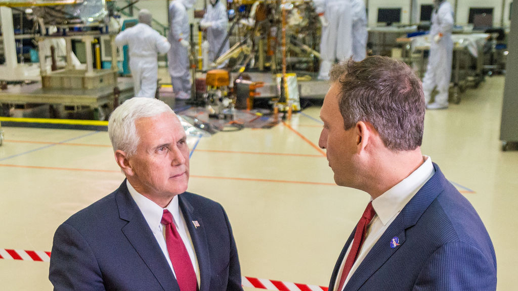 Vice President Sees Mars InSight Spacecraft in Colorado - NASA Science