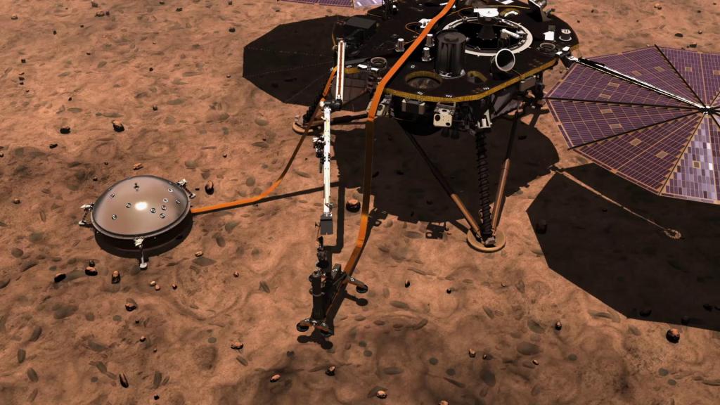 Animation of InSight's Heat Probe Deployment - NASA Science
