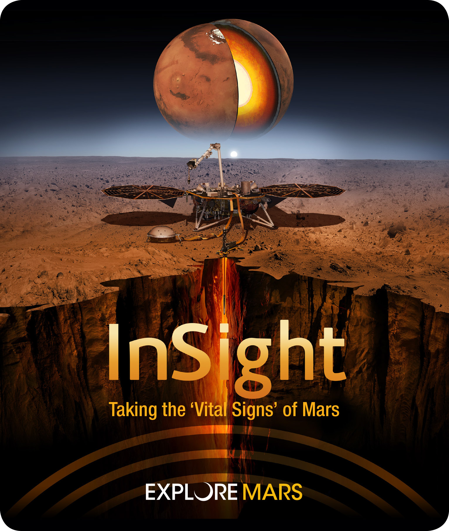 InSight Landing Sticker - NASA Science