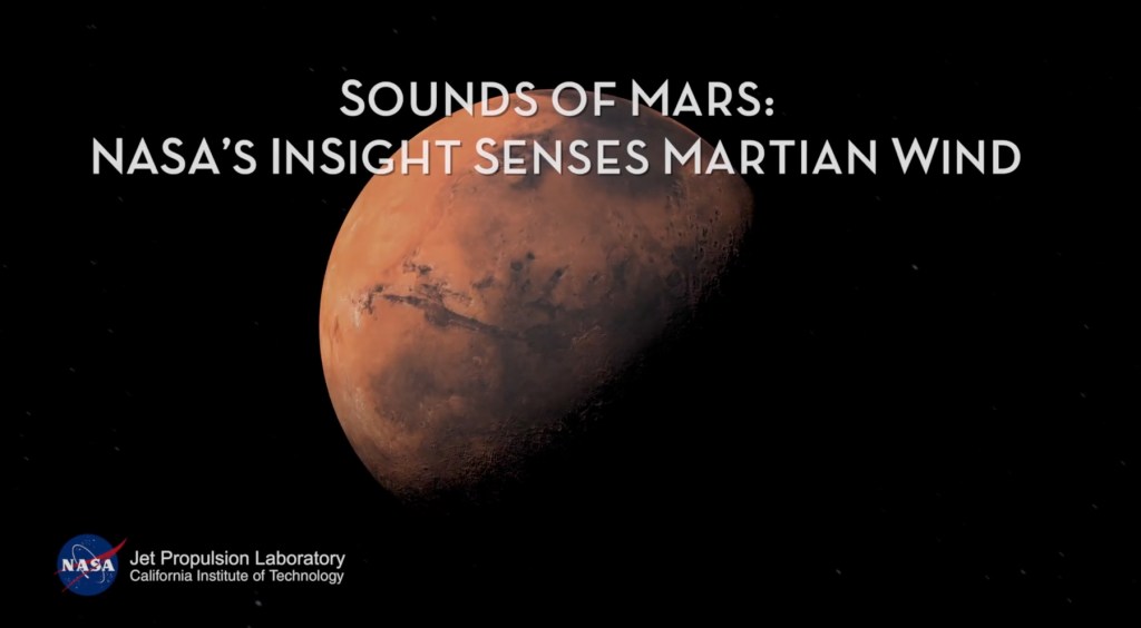 Sounds of Mars: NASA's InSight Senses Martian Wind - NASA Science