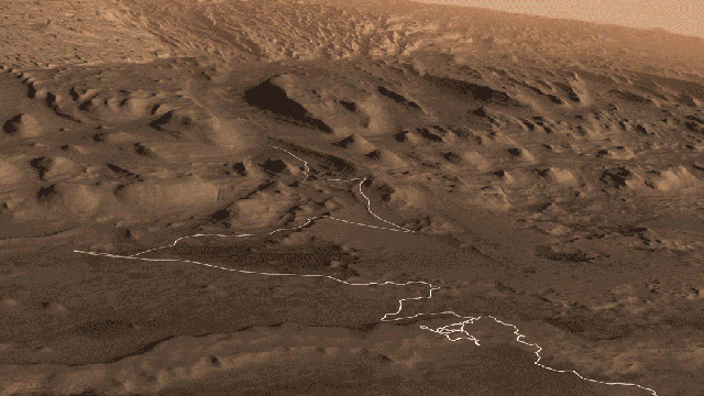 Curiosity's Proposed Path up Mount Sharp - NASA Science