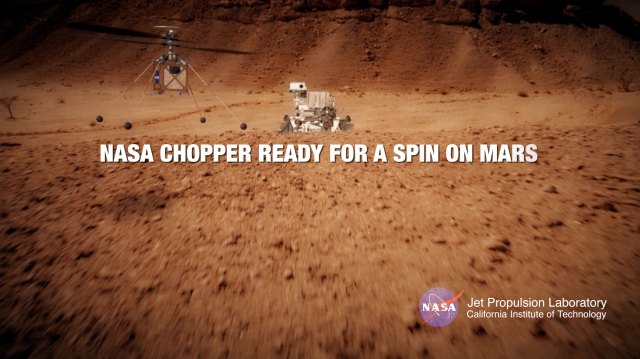 NASA Chopper Ready for a Spin on Mars - NASA Science