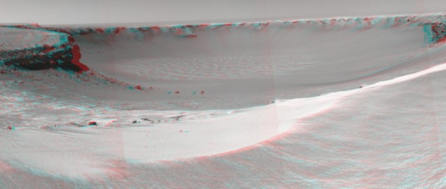 Victoria Crater' from 'Duck Bay' (Stereo) - NASA Science