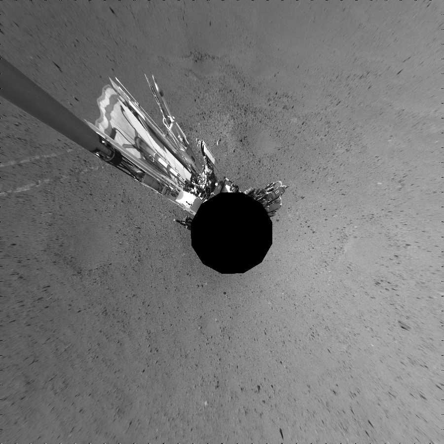 Sol 0024: Left Navigation Camera, Vertical Projection - NASA Science