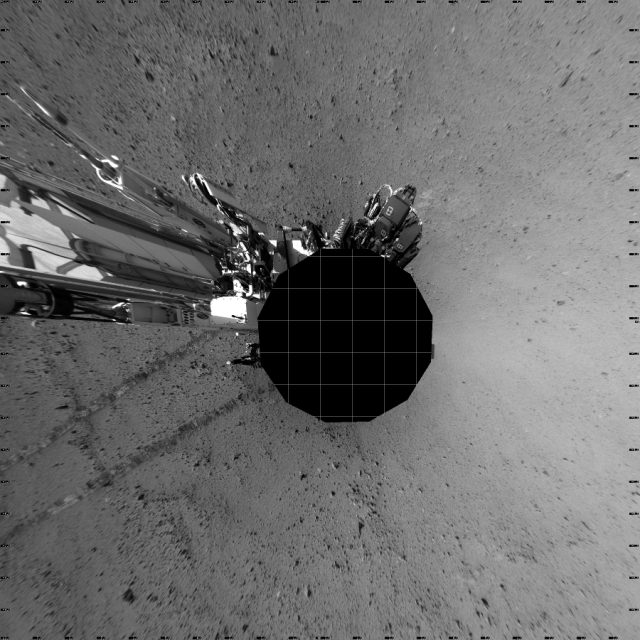 Sol 0040: Left Navigation Camera, Vertical Projection - NASA Science