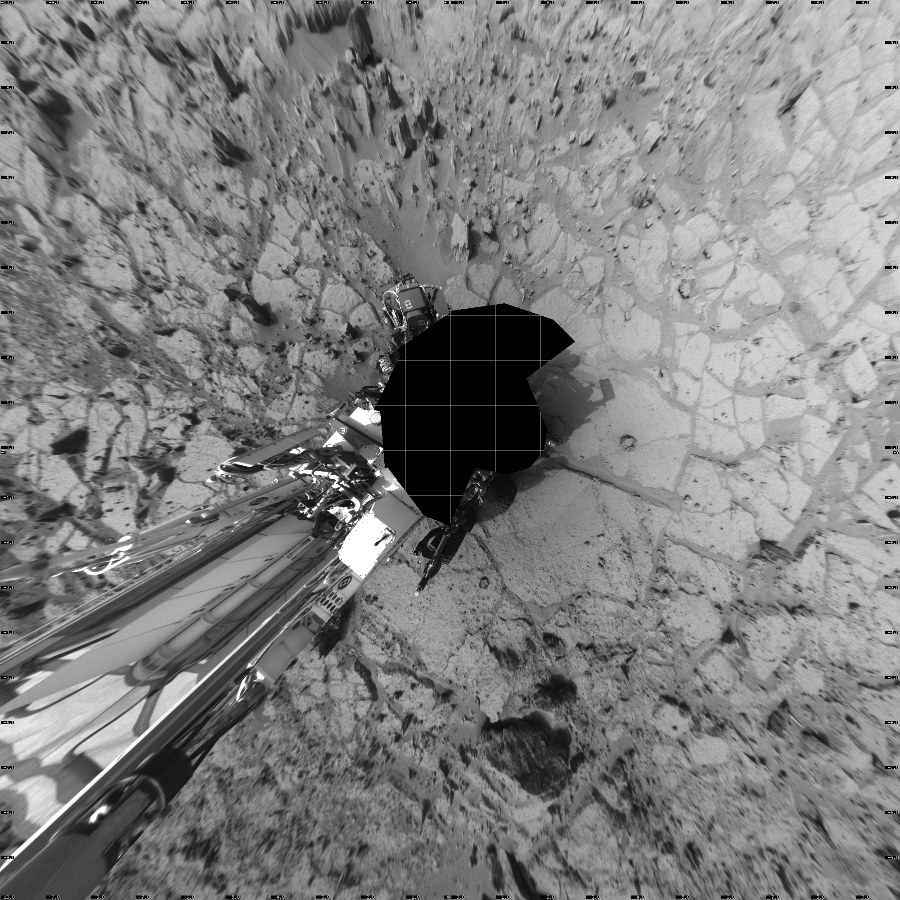 Sol 0123: Left Navigation Camera, Vertical Projection - NASA Science