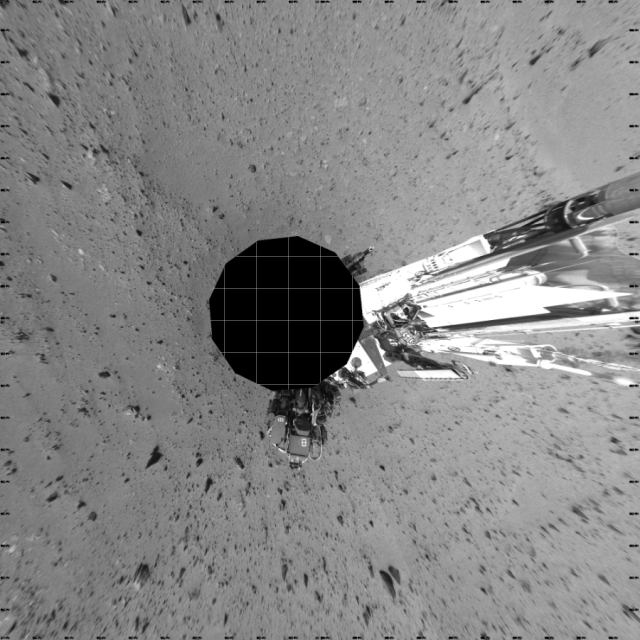 Sol 0340: Left Navigation Camera, Vertical Projection - NASA Science