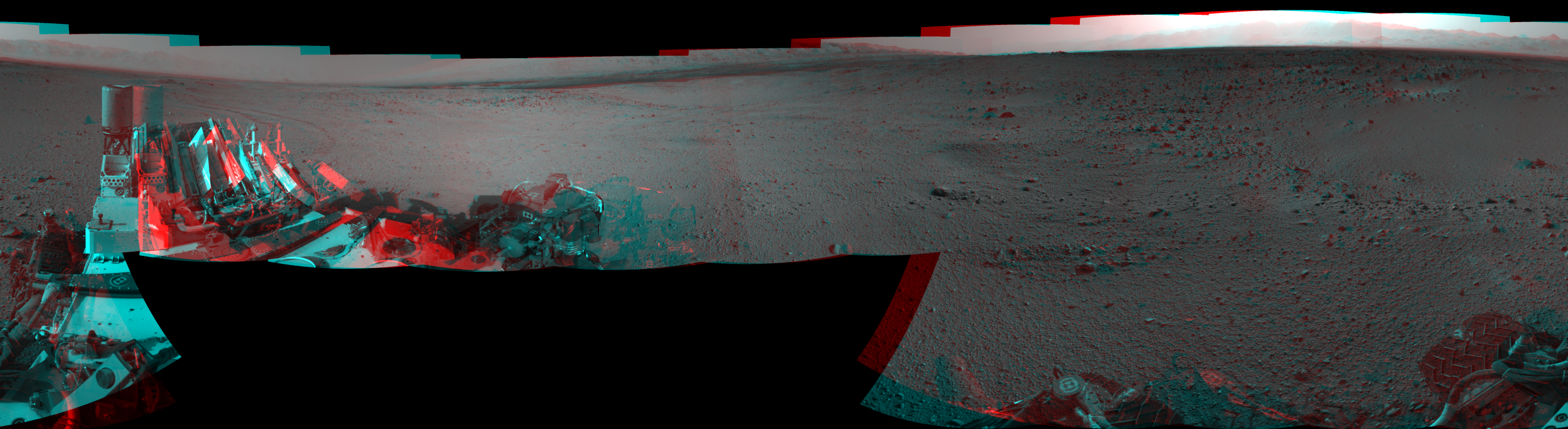 Sol 0424: Mast-Mounted Navigation Camera, Cylindrical Perspective ...