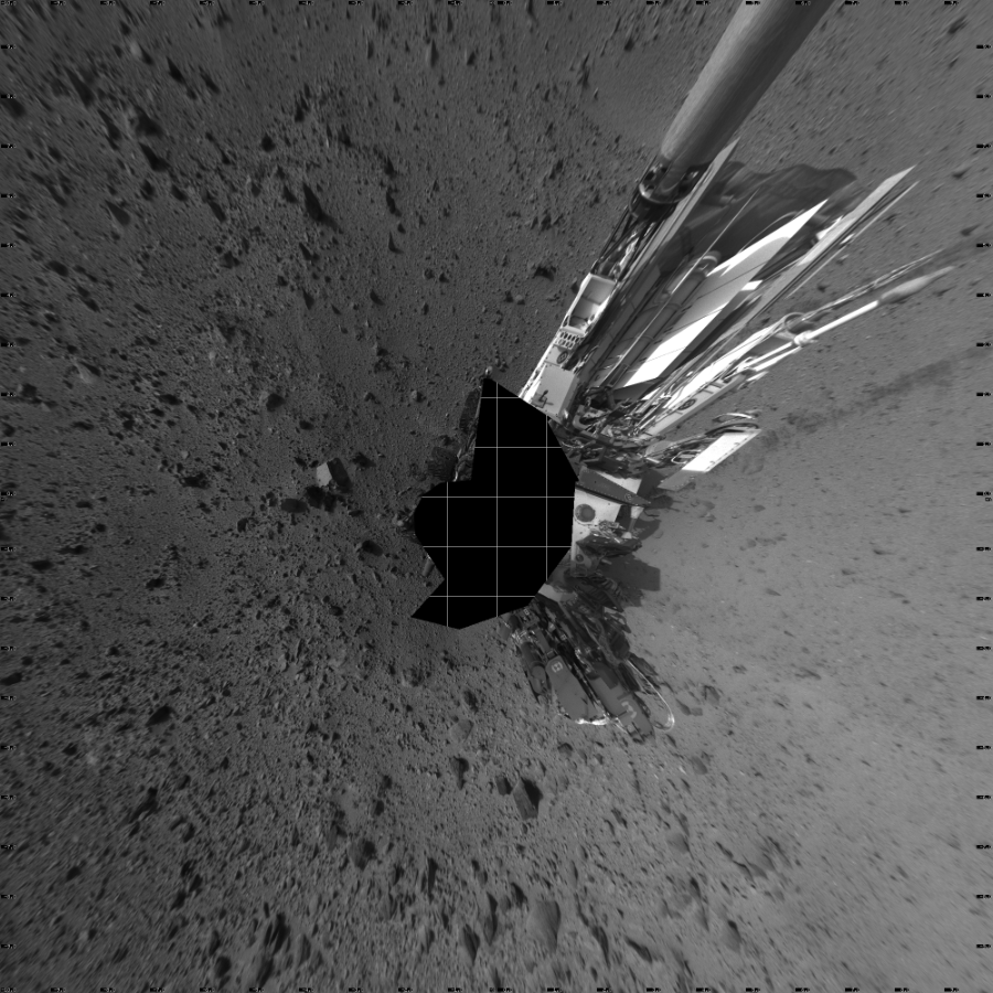 Sol 0426: Left Navigation Camera, Vertical Projection - NASA Science