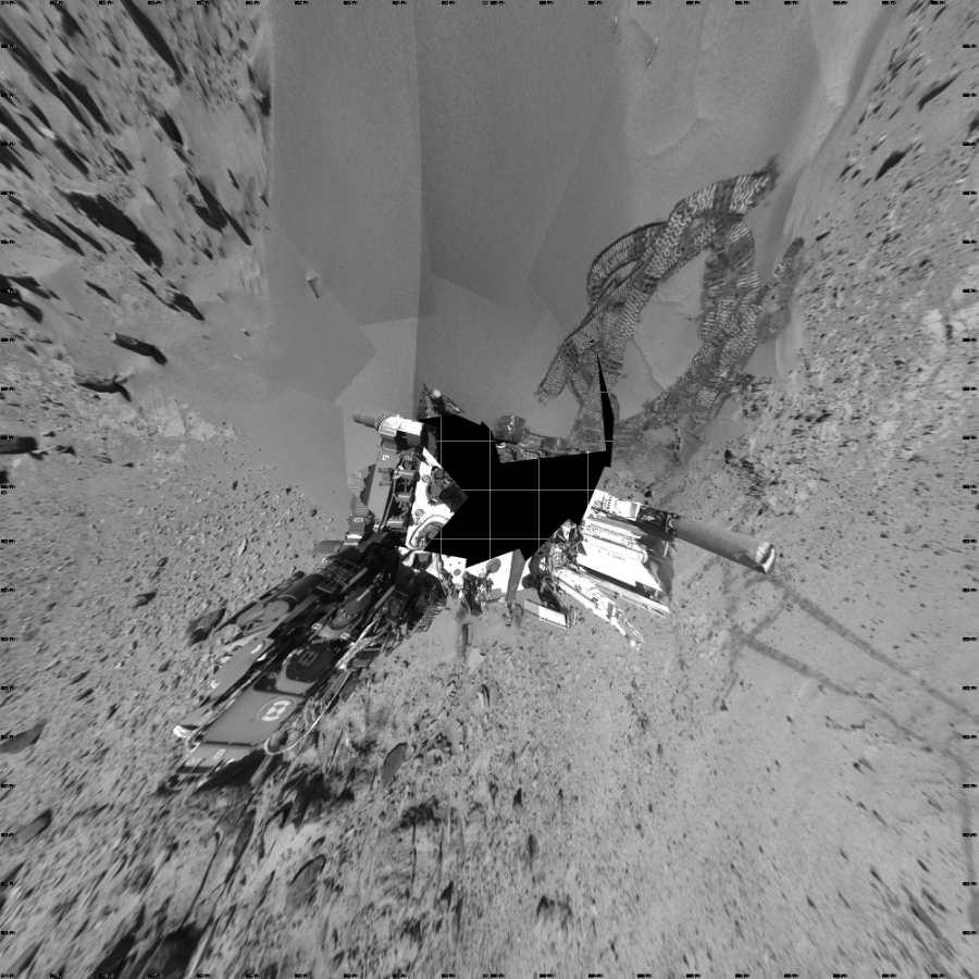 Sol 0533: Left Navigation Camera, Vertical Projection - NASA Science