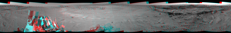 Sol 0552: Mast-Mounted Navigation Camera, Cylindrical Perspective ...