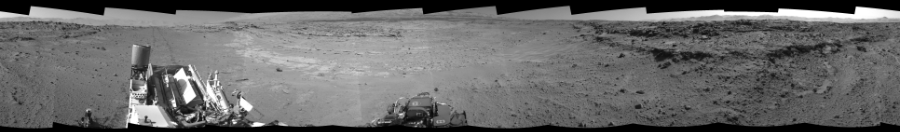 Sol 0552: Left Navigation Camera, Cylindrical Perspective - NASA Science