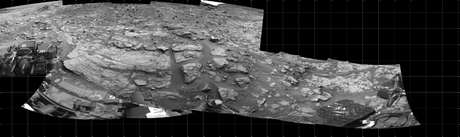 Sol 0826: Left Navigation Camera, Cylindrical Projection - NASA Science