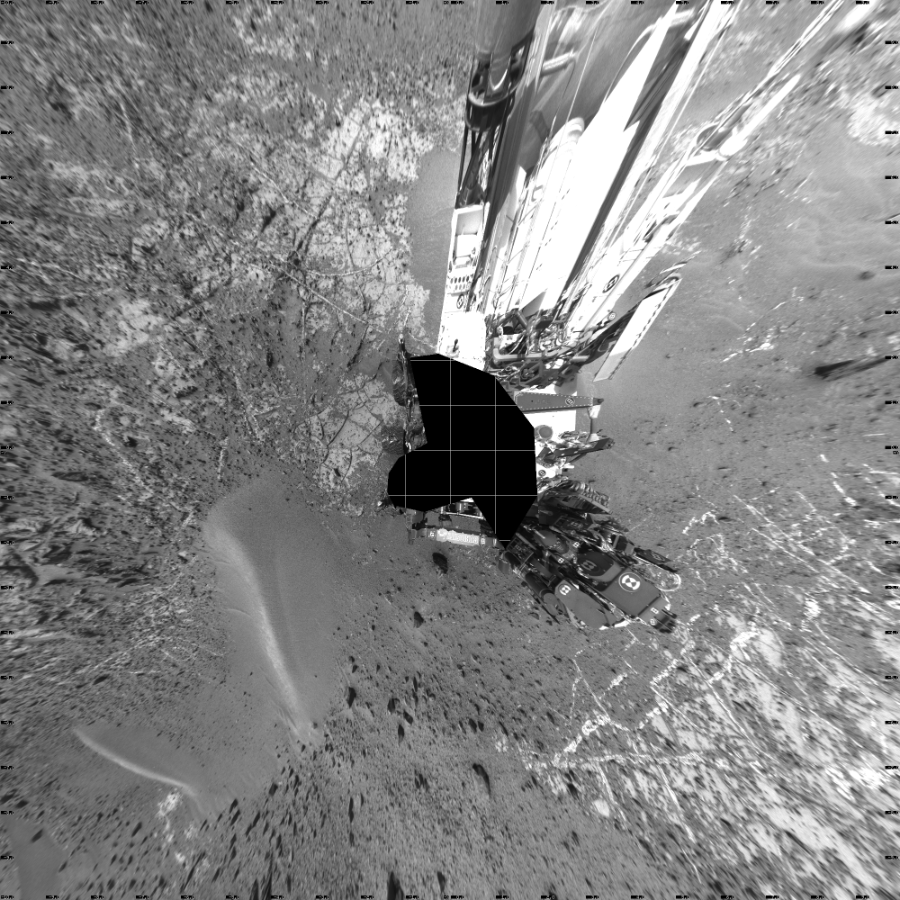 Sol 0940: Left Navigation Camera, Vertical Projection - NASA Science