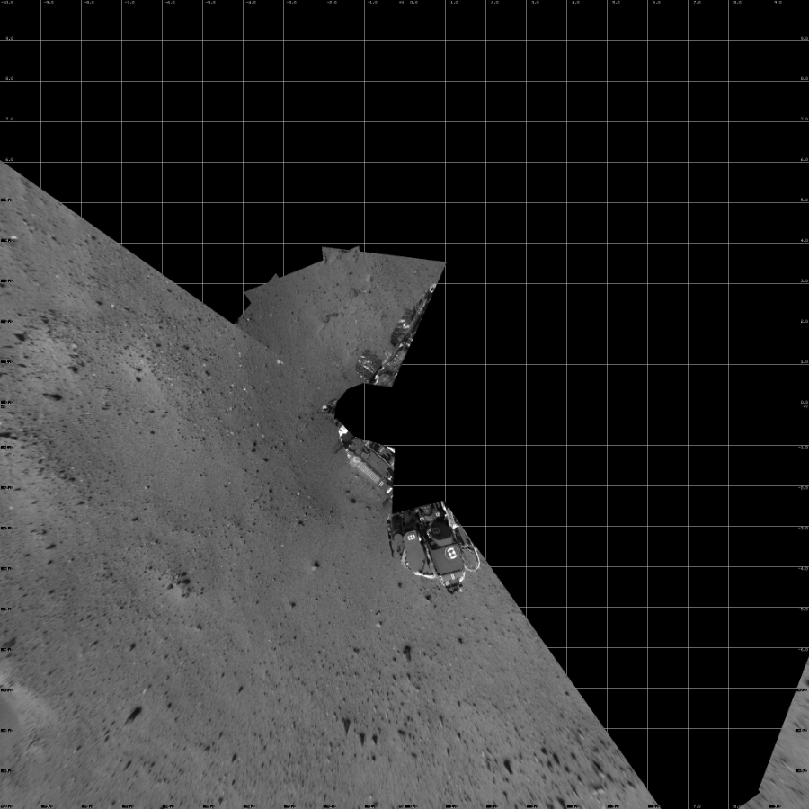 Sol 0952: Left Navigation Camera, Vertical Projection - NASA Science