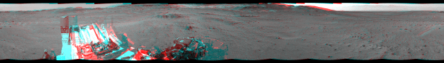 Sol 0960: Mast-Mounted Navigation Camera, Cylindrical Perspective - NASA Science