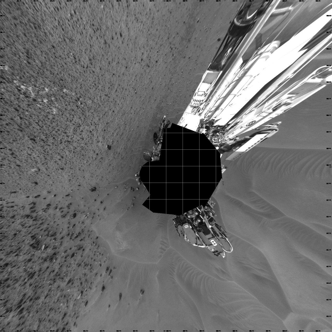 Sol 0983: Left Navigation Camera, Vertical Projection - NASA Science