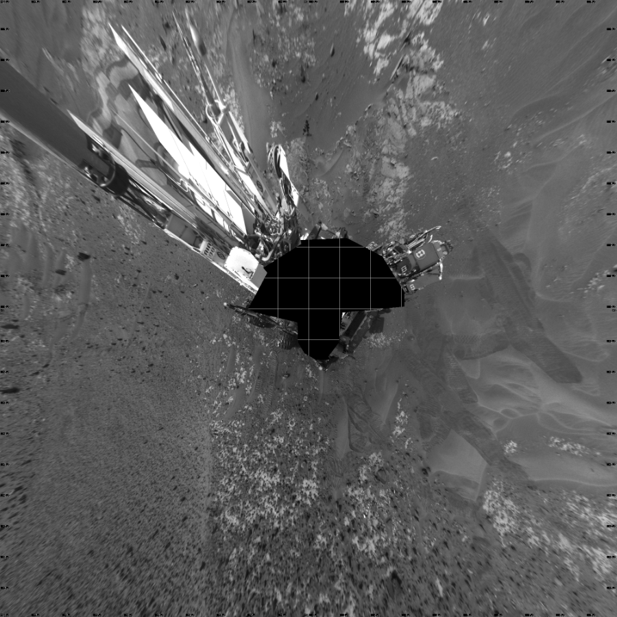 Sol 0987: Left Navigation Camera, Vertical Projection - NASA Science