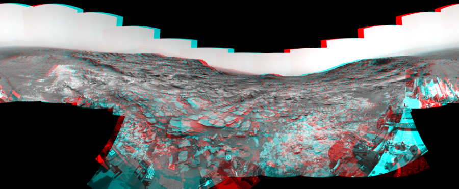 Sol 0997: Mast-Mounted Navigation Camera, Cylindrical Perspective ...